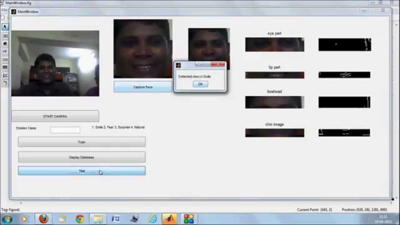 Fuzzy Based Real Time Emotion Detection And Recognition Matlab Youtube