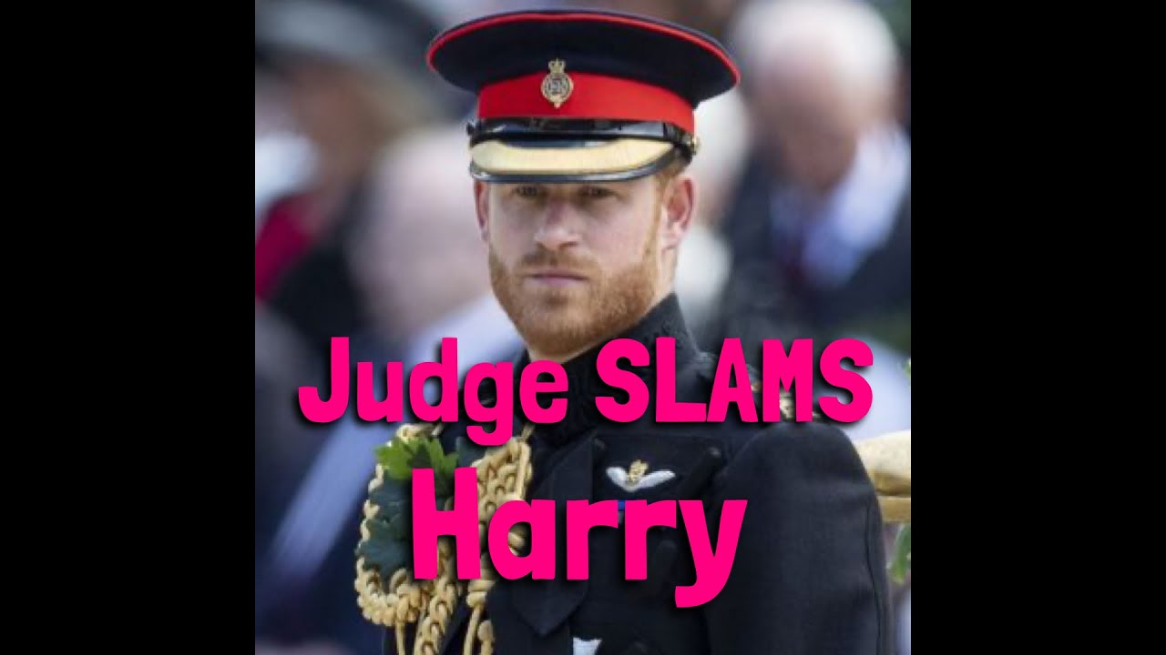 Judge SLAMS Harry - YouTube