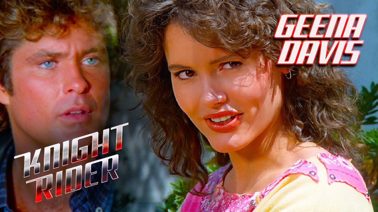 First Television Credit for Geena Davis | Knight Rider - YouTube