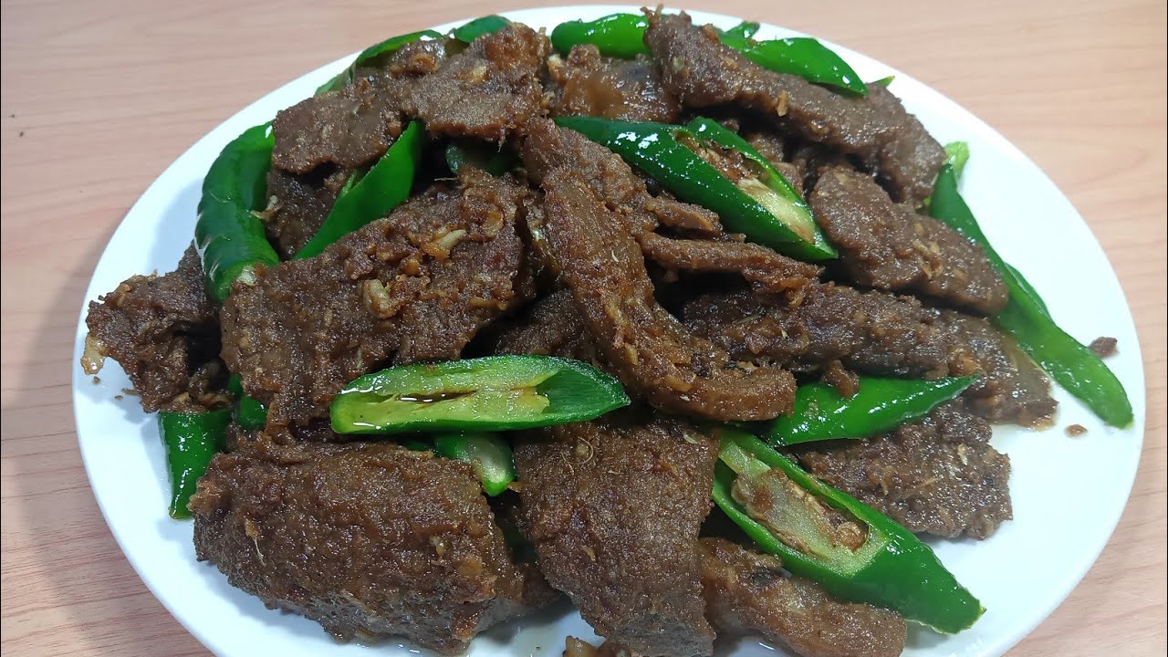 TUMIS DAGING SAPI CABAI HIJAU CUKUP DITUMIS DAGING SAPI LEMBUT EMPUK ...
