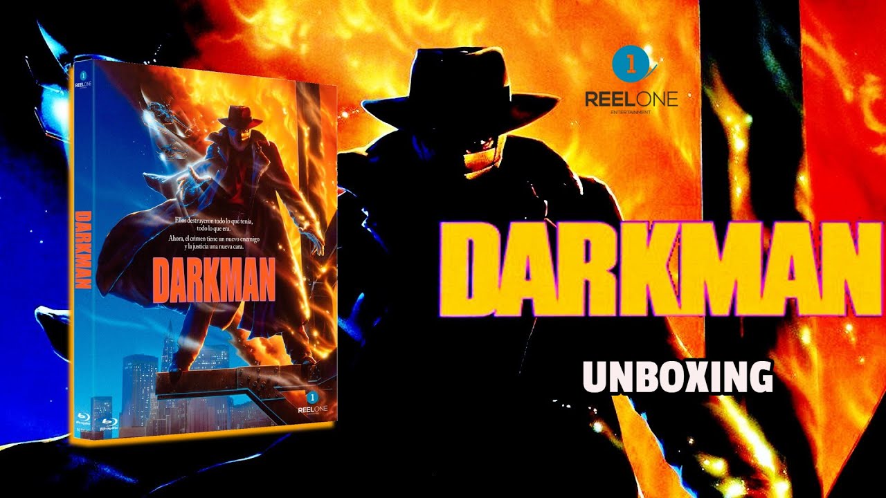 DARKMAN EDICIÓN REEL ONE CON FUNDA Y LIBRETO UNBOXING - YouTube