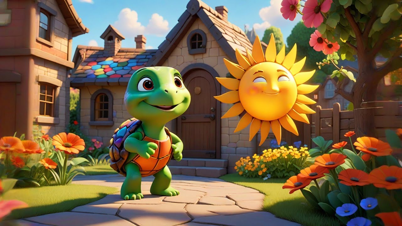 Tina Turtle Paints a Rainbow | Colors & Creativity Song for Kids ...