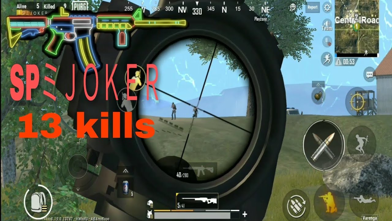 SPミJOKER☚pubg lite with SP JOKERS 😍😍😍😍😍😍 gaming 13 kills and chicken ...