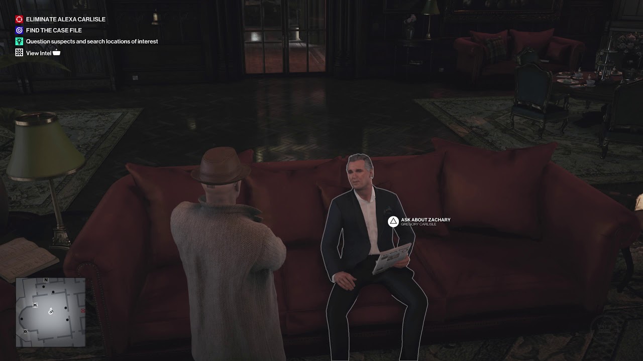 Hitman 3 - Means Motive and Opportunity: Question Gregory Carlisle Ask ...