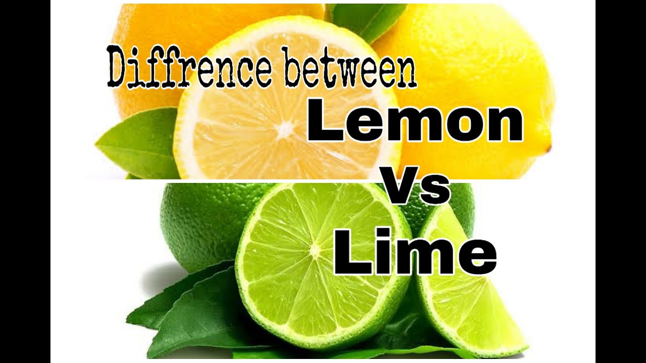 Difference between Lime & Lemon - YouTube