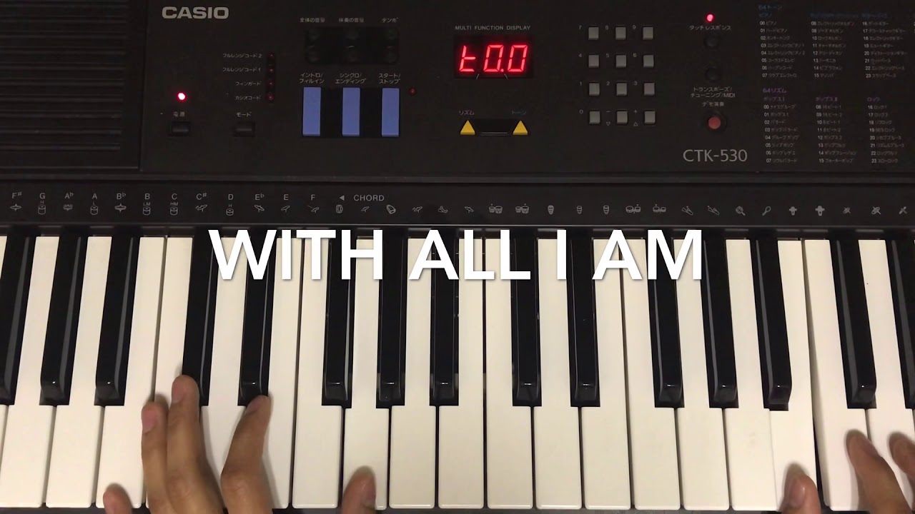 With All I Am- Piano Cover - YouTube