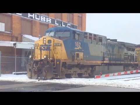 I got Csx 162 again leading!( Csx 4015 trailing!) 59 cars! ☘️ - YouTube