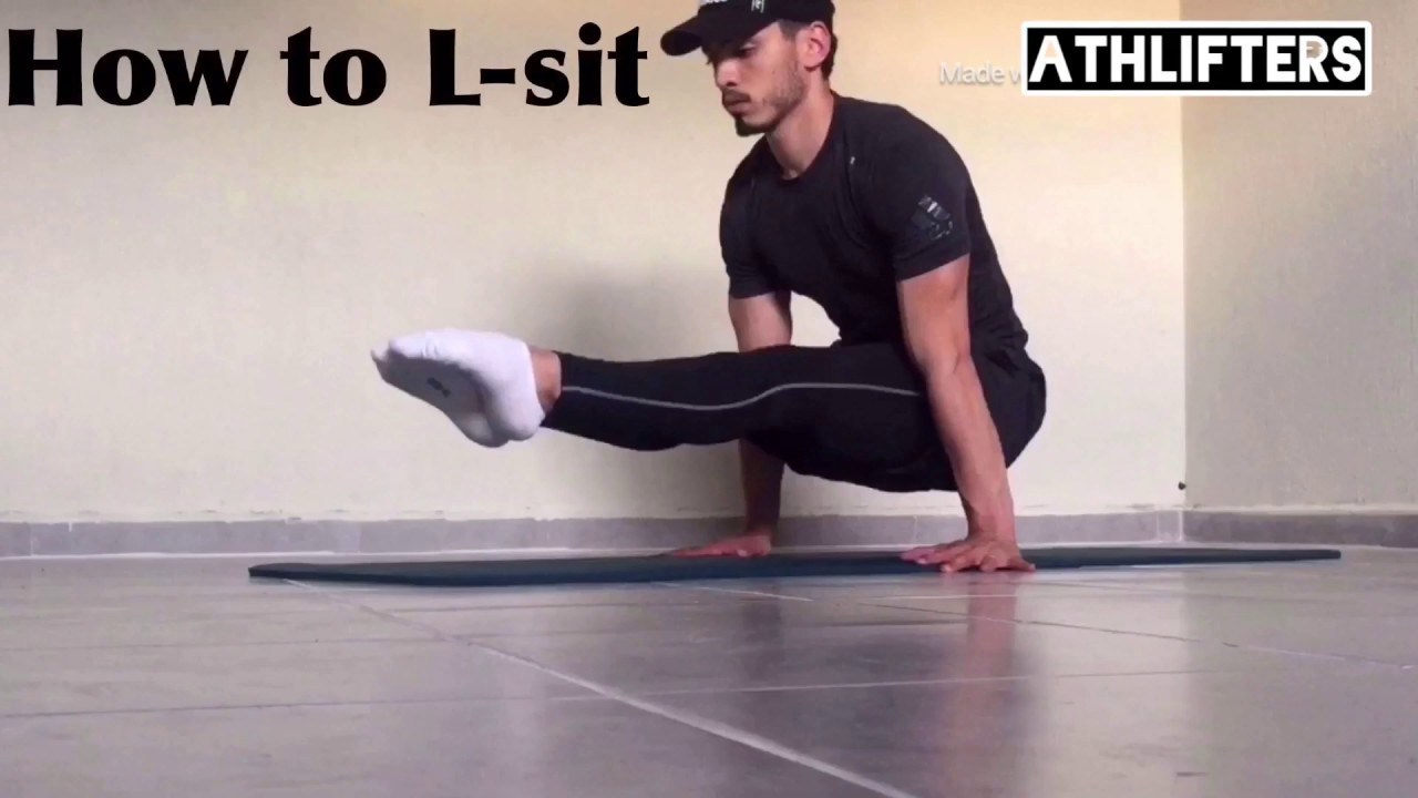 How to L-sit / L-support - YouTube
