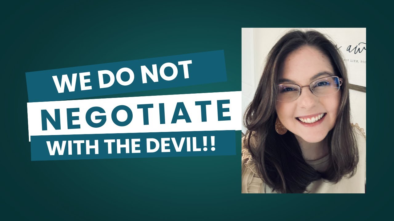 We do not negotiate with the devil! - YouTube