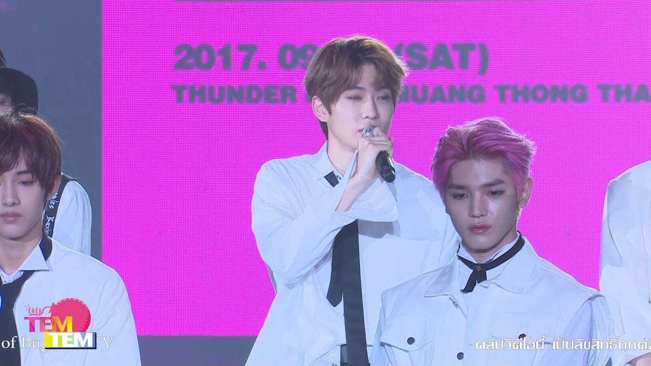 170909 NCT 127 Fan Meeting in Bangkok Press Conference - YouTube