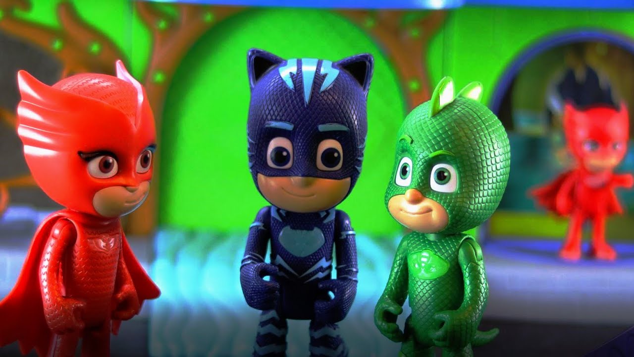 PJ Masks vs Night Ninja sticky splat - YouTube
