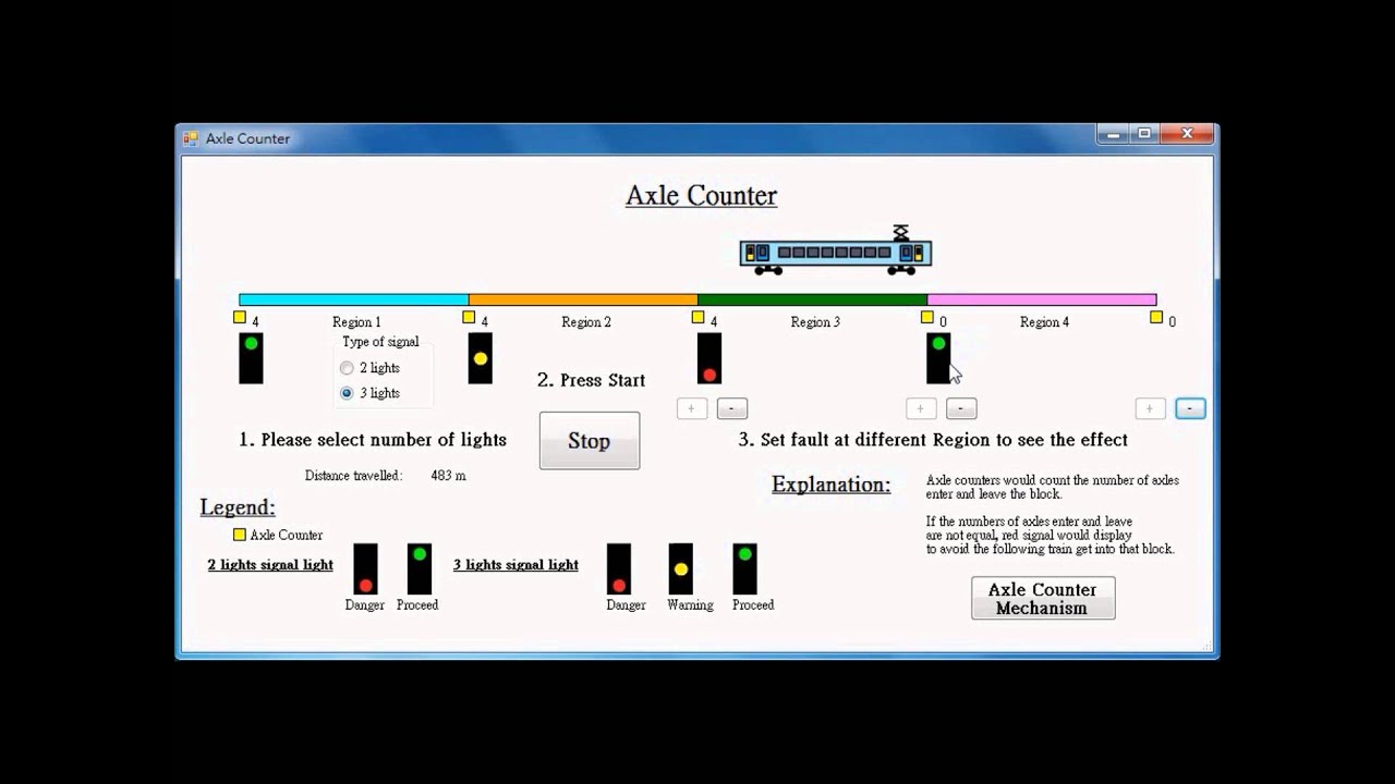DEMO-Axle Counter - YouTube