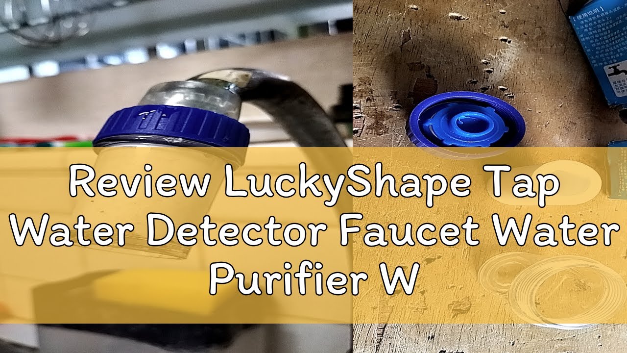 Review LuckyShape Tap Water Detector Faucet Water Purifier Water ...