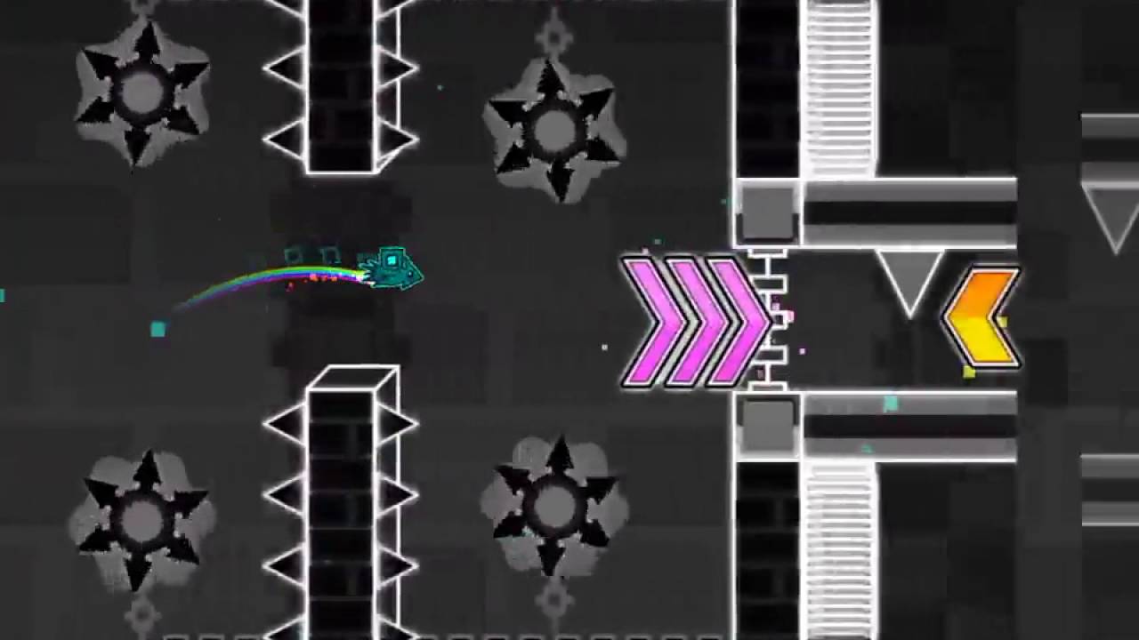 Geometry dash - Speed racer - 98%!!!! - YouTube