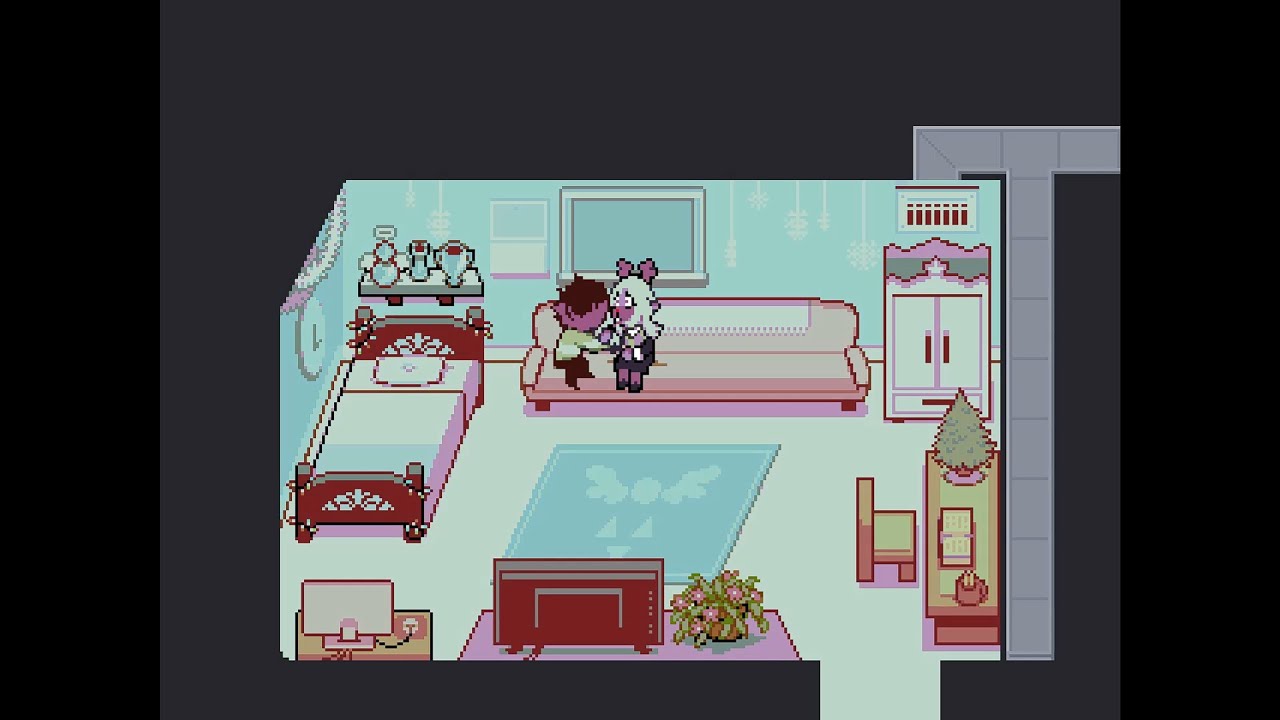 Deltarune Chapter 4: Noelle's House Weird/Snowgrave Route Secret - YouTube