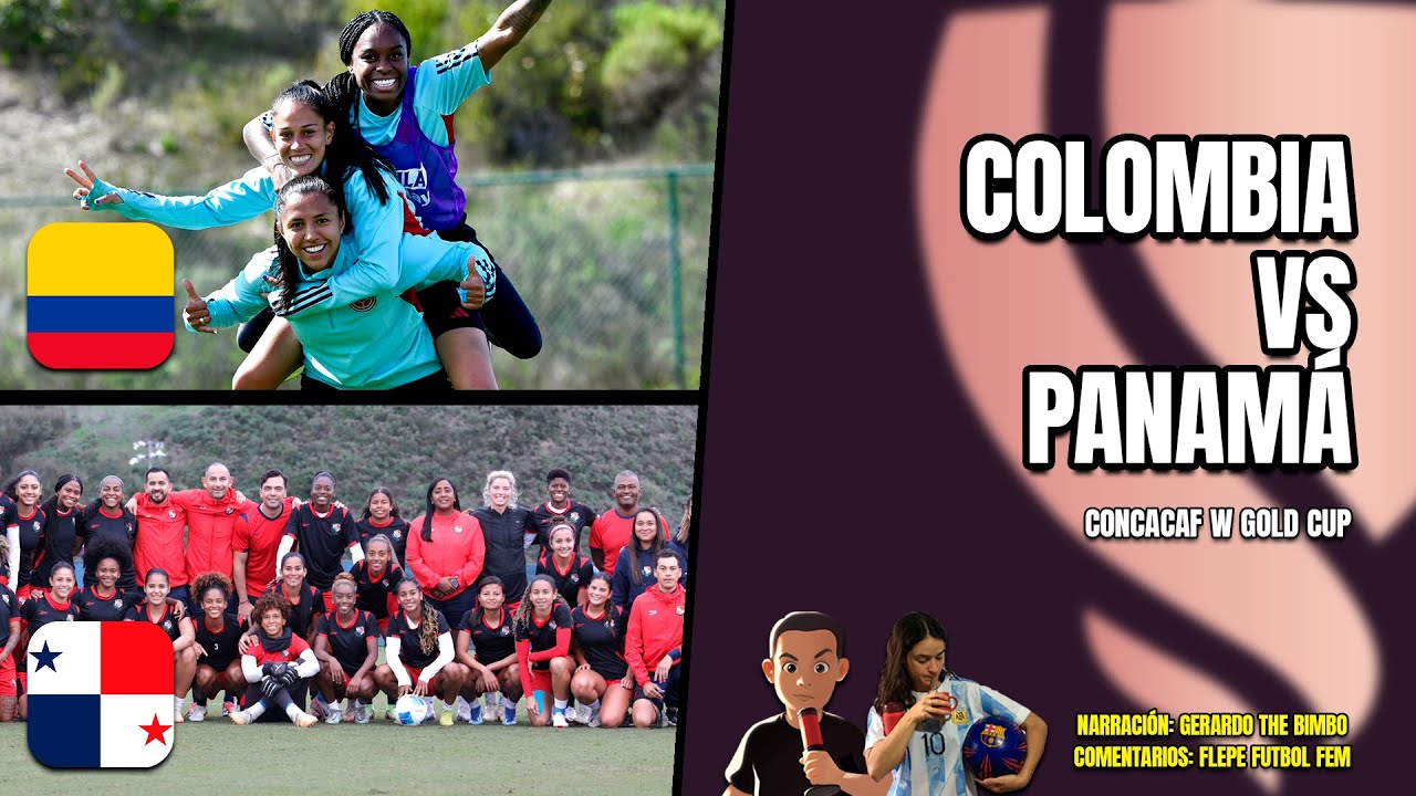 🔴COLOMBIA VS PANAMÁ - CONCACAF W GOLD CUP🎙️RELATO EN VIVO 🎙️TB SPORTS ...
