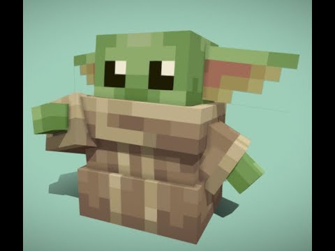 I added Baby Yoda to Minecraft!!! - YouTube