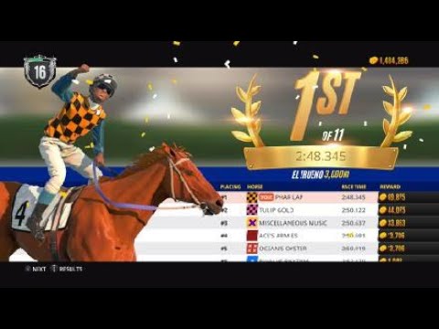 Phar Lap - Horse Racing Challenge - YouTube