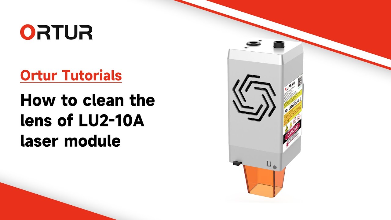 How to clean the lens of LU2-10A laser module - YouTube