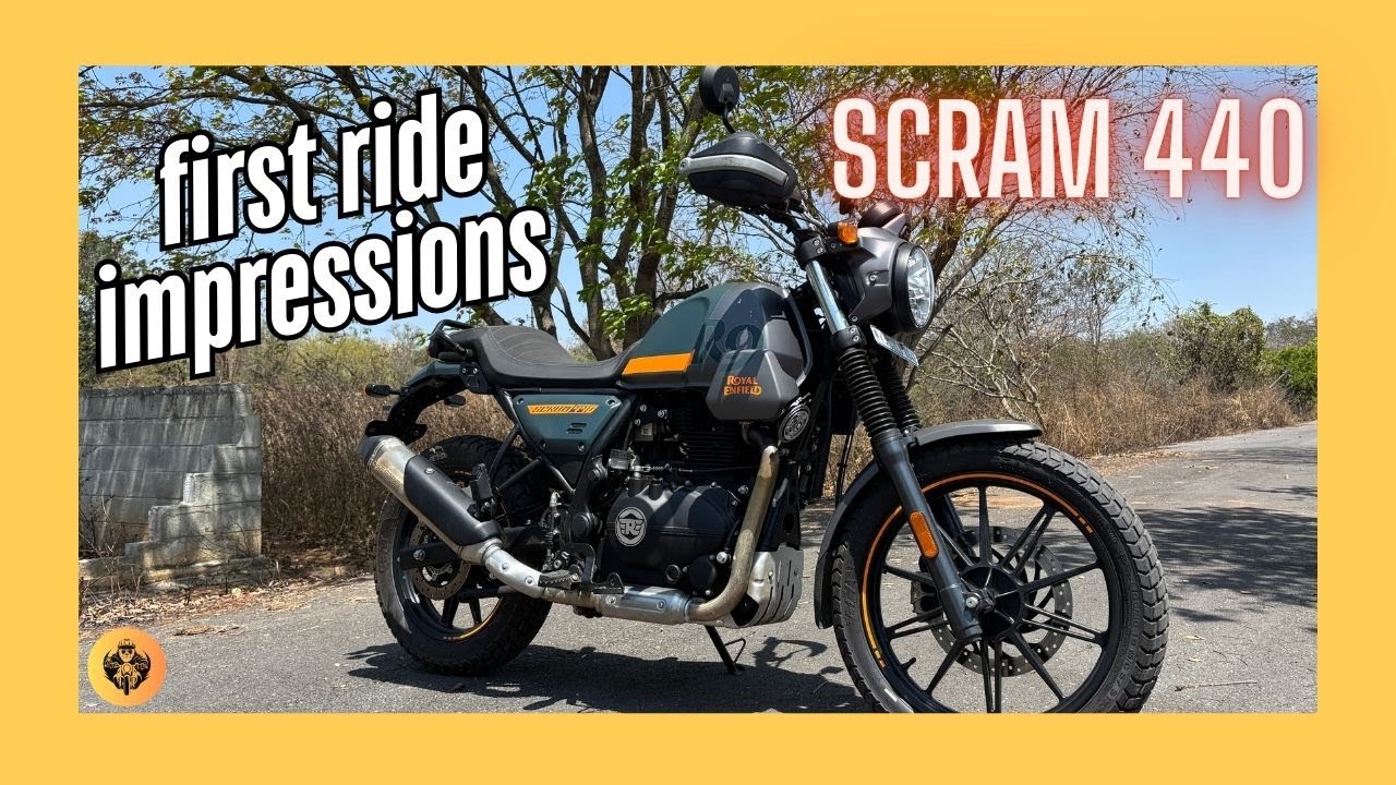 Royal Enfield SCRAM 440 | First Ride Impressions - YouTube