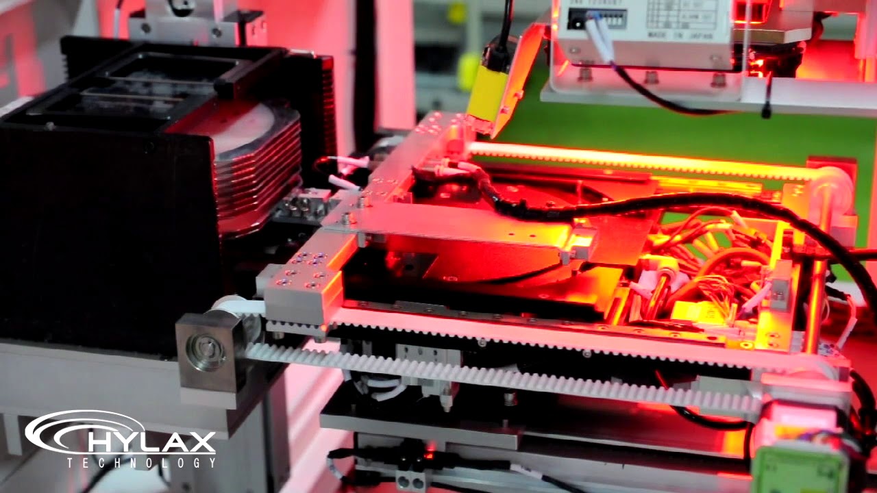 Laser marking of LED wafers in ring with magazine to magazine handler ...