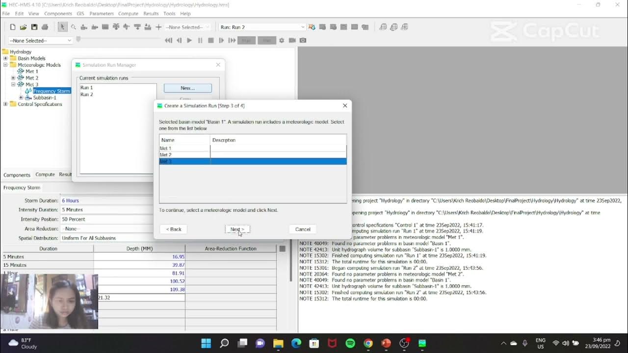 Rainfall-Runoff Modelling using Design storms - YouTube
