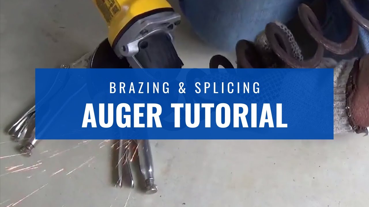 Brazing & Splicing Auger Line - YouTube