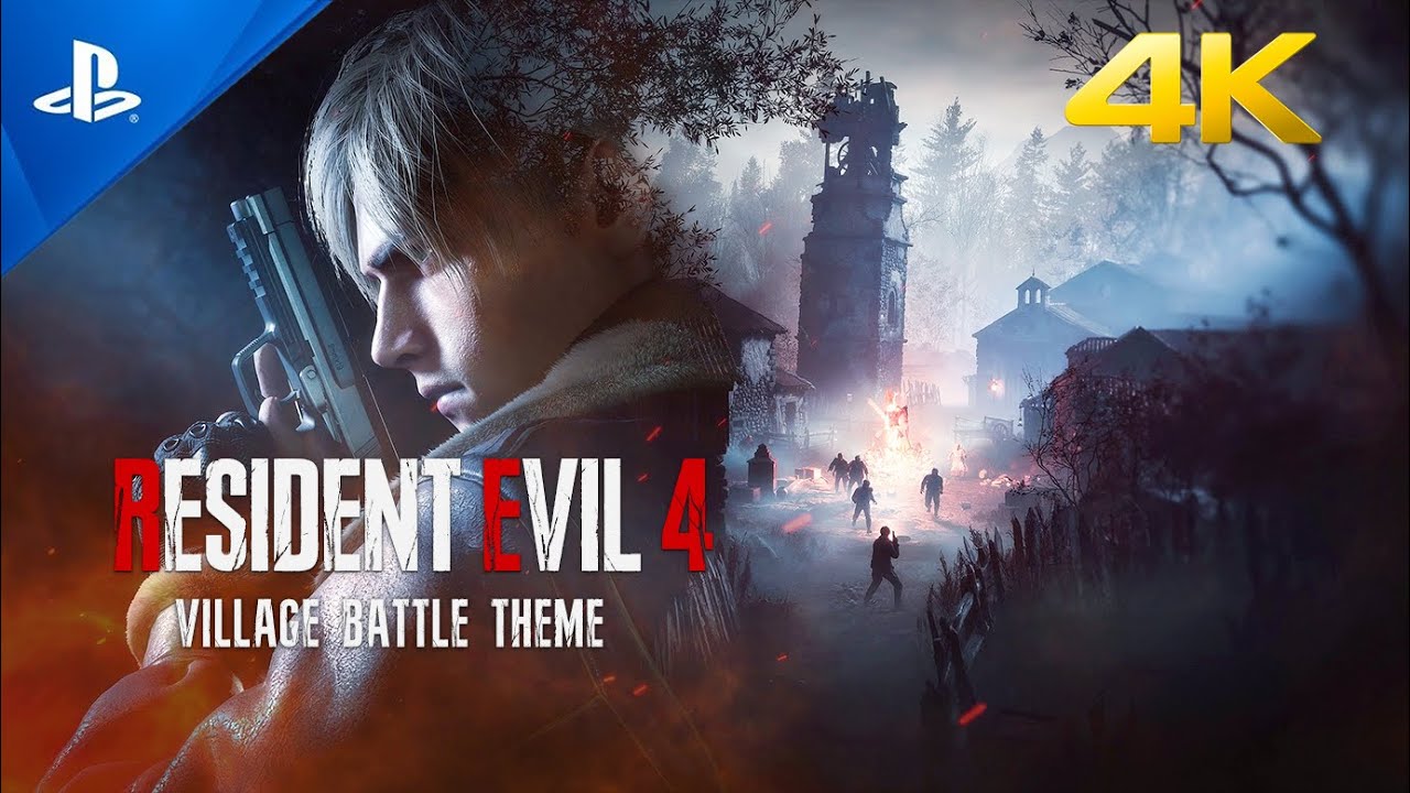 Resident Evil 4 Remake New Official Village Battle Theme 4K - YouTube