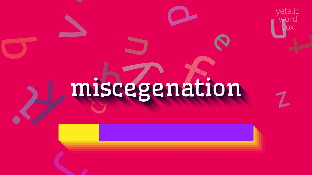 MISCEGENATION - HOW TO PRONOUNCE IT? - YouTube