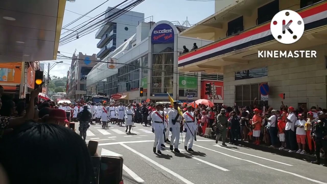 trinidad independence parade 60years - YouTube