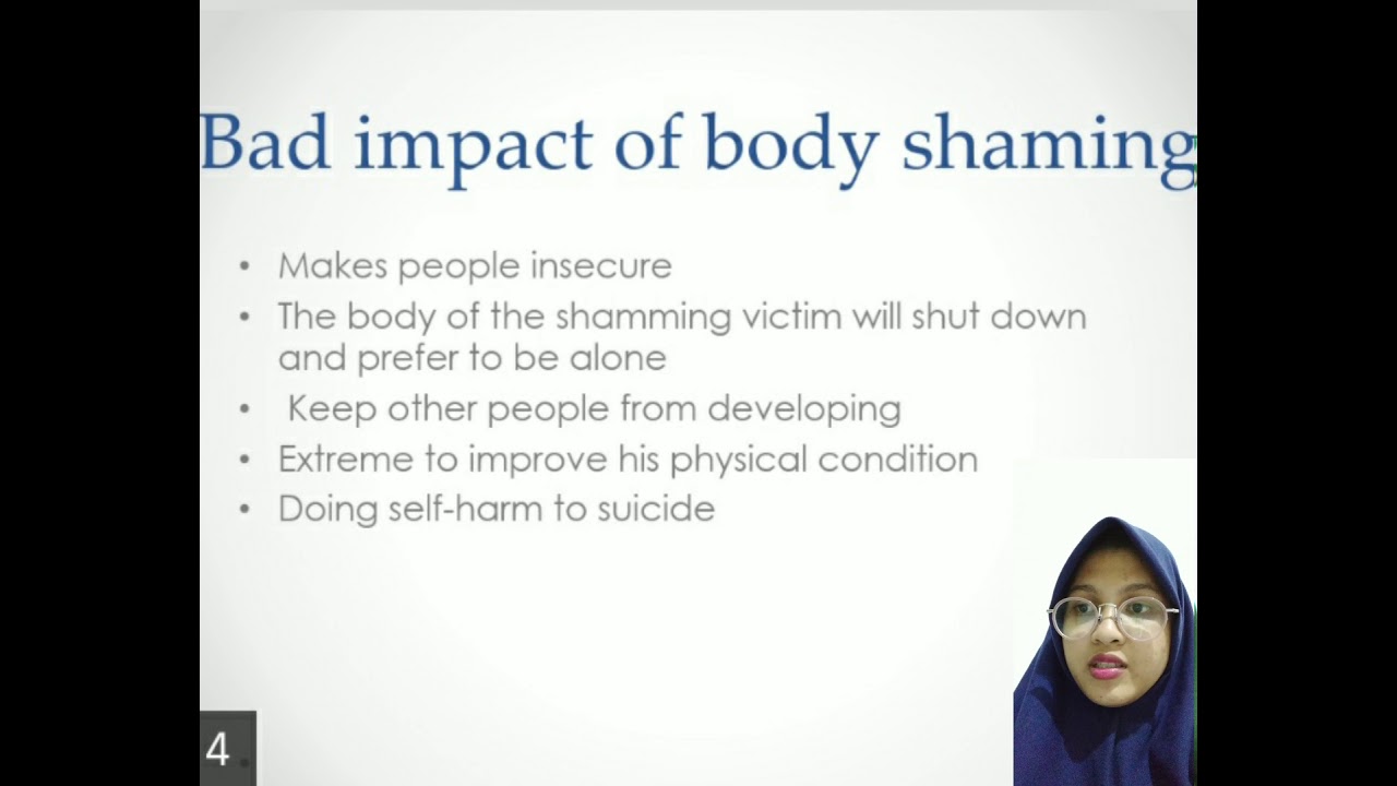 body shaming ppt persentation - YouTube