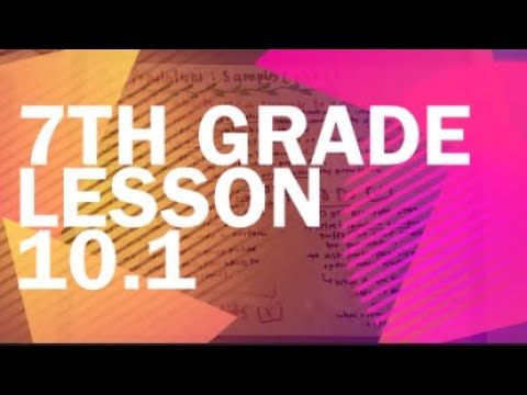 10.1 Populations and Samples [7.SP.1] - YouTube
