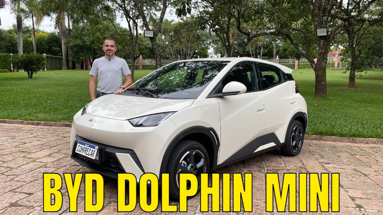 BYD Dolphin Mini - Elétrico com preço de modelo 1.0 compacto‌ - YouTube