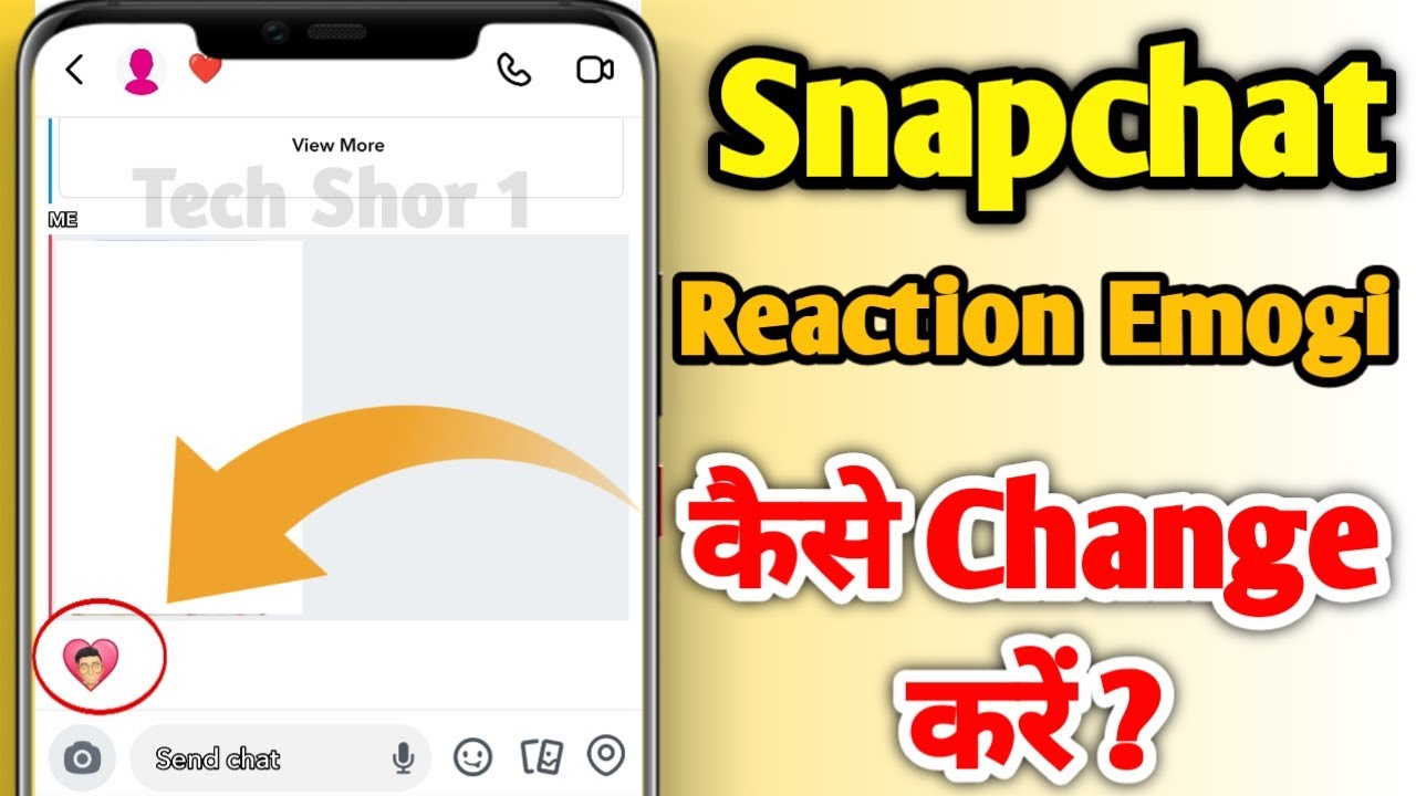How to Change Snapchat Reaction Emogies from snap photo or video - YouTube