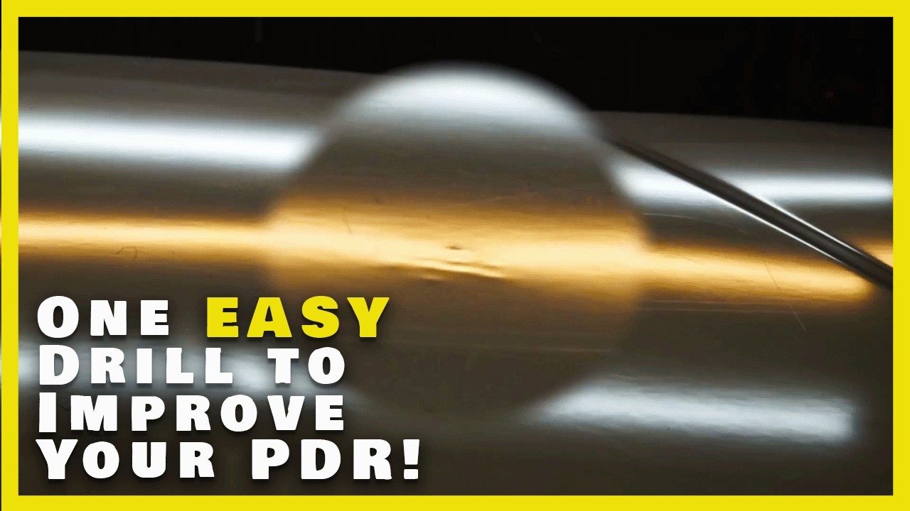 Beginner PDR Tutorial - Dent Repair Drill to Improve Your PDR Skills ...