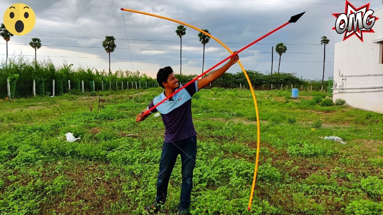 உலகிலேயே மிக பெரிய வில்🏹 | World's biggest Bow and Arrow 😱| Vijay Ideas ...