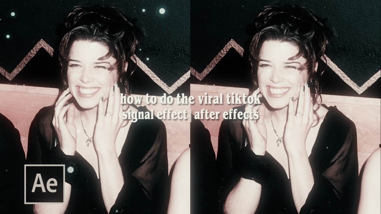 how to do the viral tiktok signal effect | after effects - YouTube