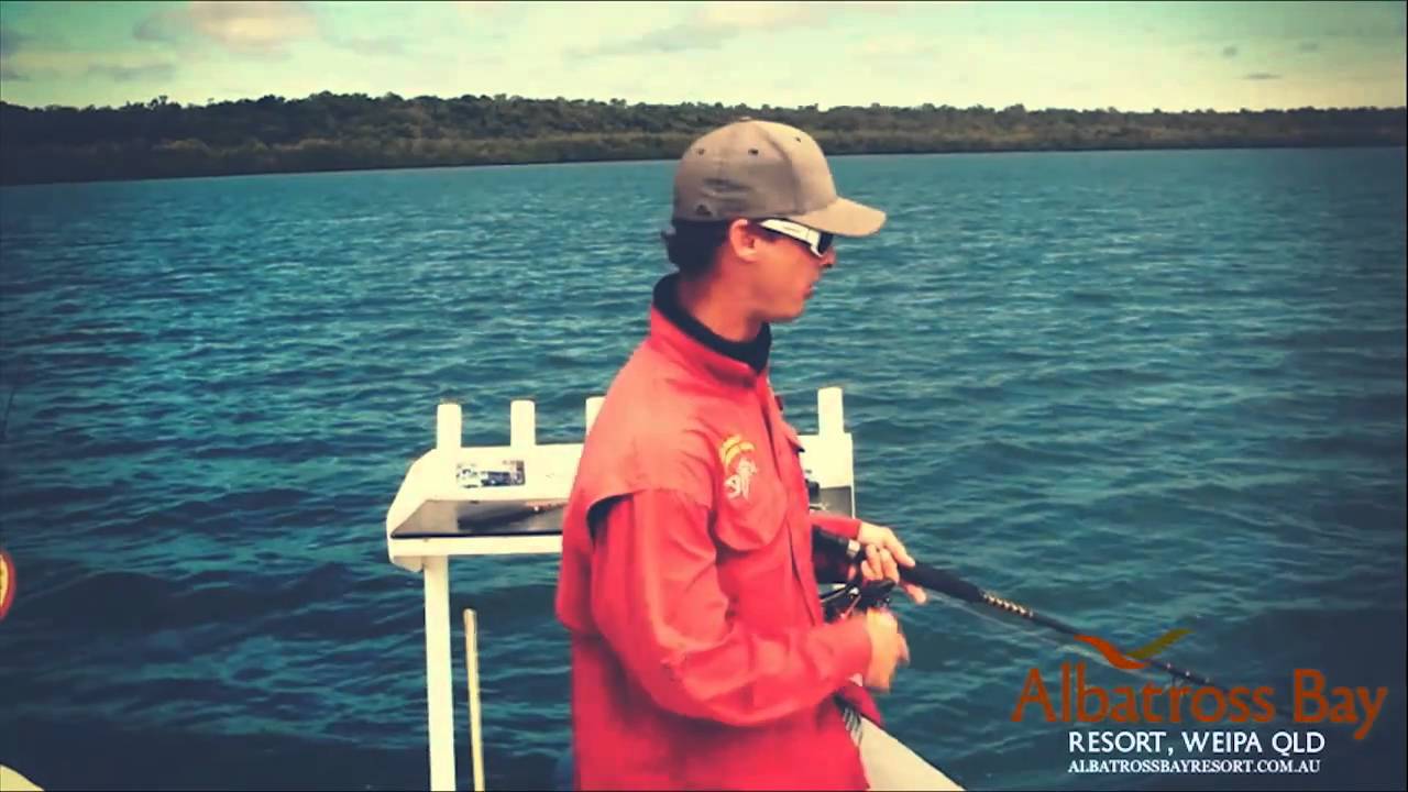 Fishing at Albatross Bay Resort Weipa - YouTube