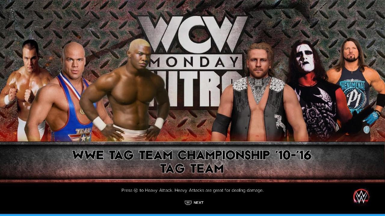 WWE 2K23_Team Angle Vs Team Hangman - YouTube