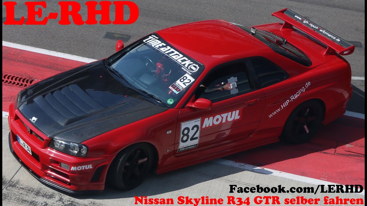 Reisbrennen 2014 Nissan Skyline R34 GTR - German Time Attack Masters ...