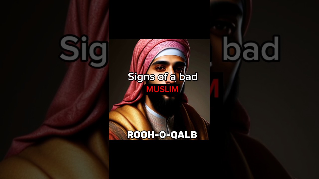 “Signs of a BAD MUSLIM” - YouTube