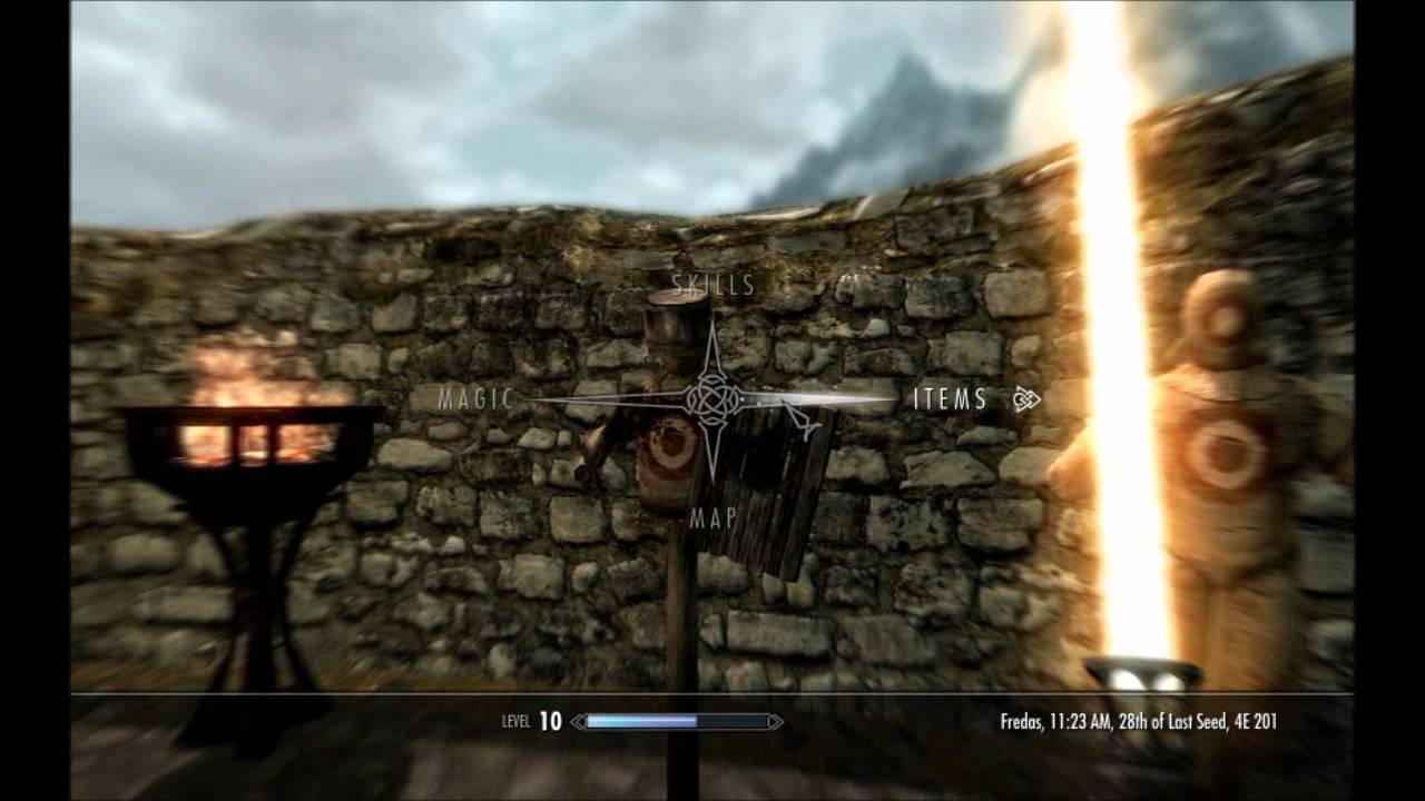 Skyrim - Magicka Sabers Mod (Lightsabers) - YouTube