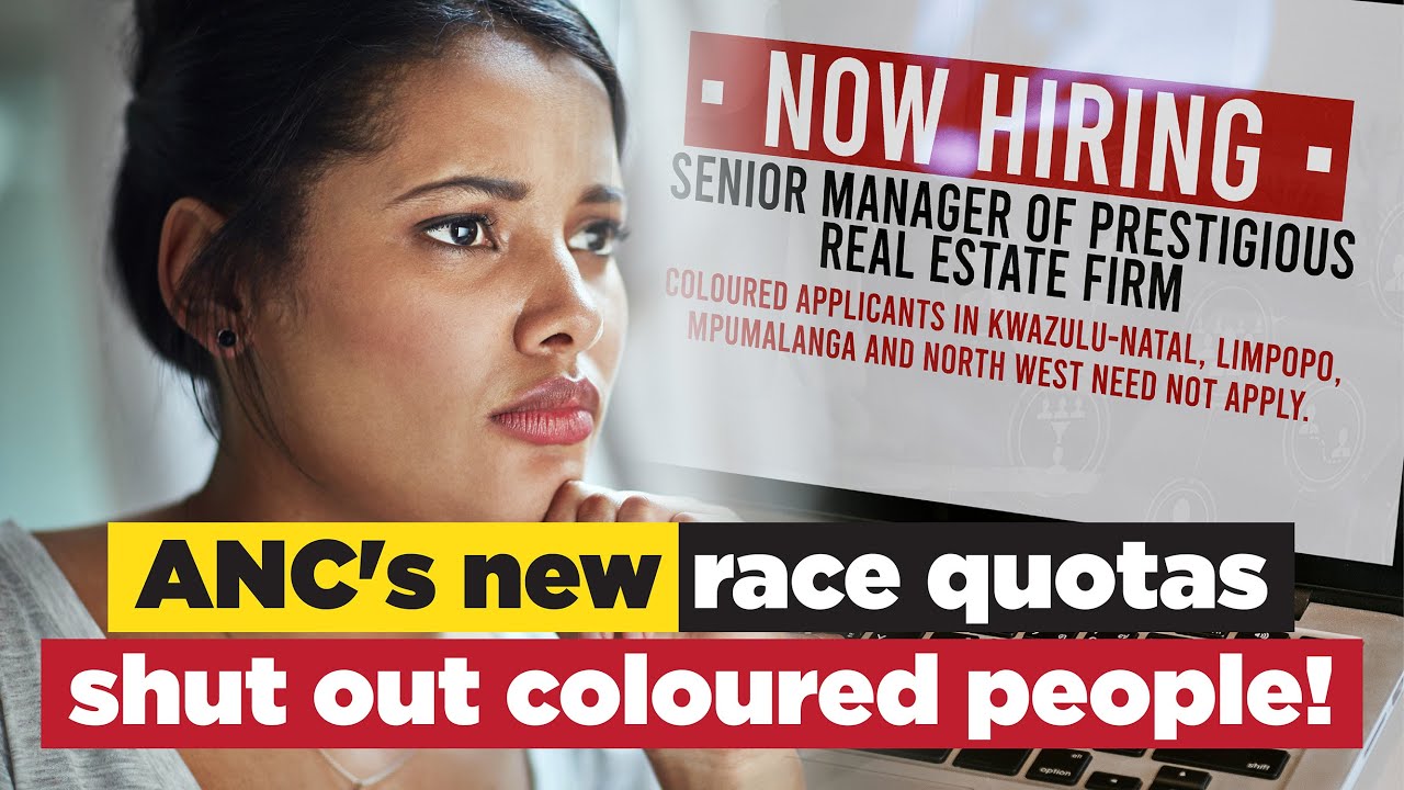 DA court action to stop race quotas that ban coloured people! - YouTube