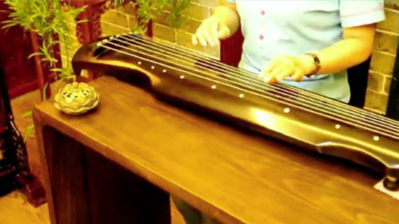 Recovered Chinese-Fir Guqin - Concert Grade - Fuxi Design - YouTube