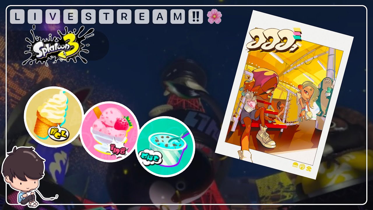 🍓Splatoon 3🍓- Chill Stream!~ Ice Cream Flavor Splatfest! Day 1! 🍨 - YouTube