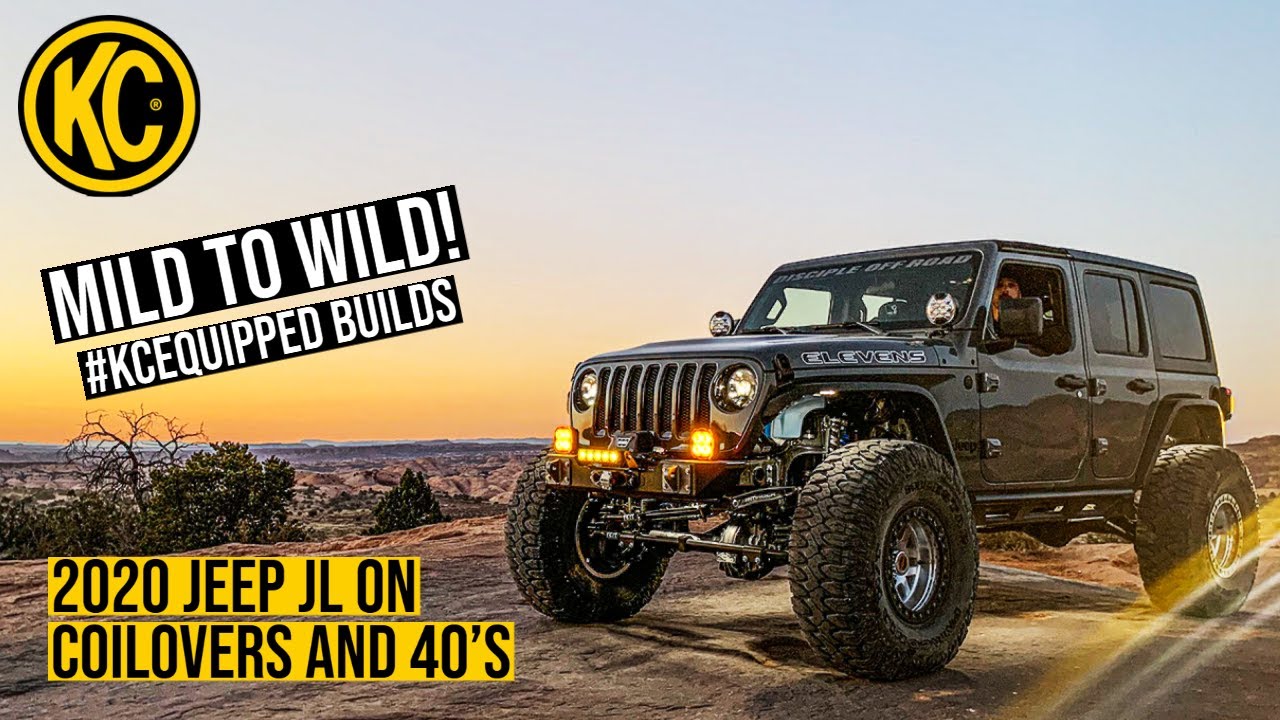 KC® Mild to Wild - 40s and Coilovers - Inside Josh's Equipped Jeep JL ...