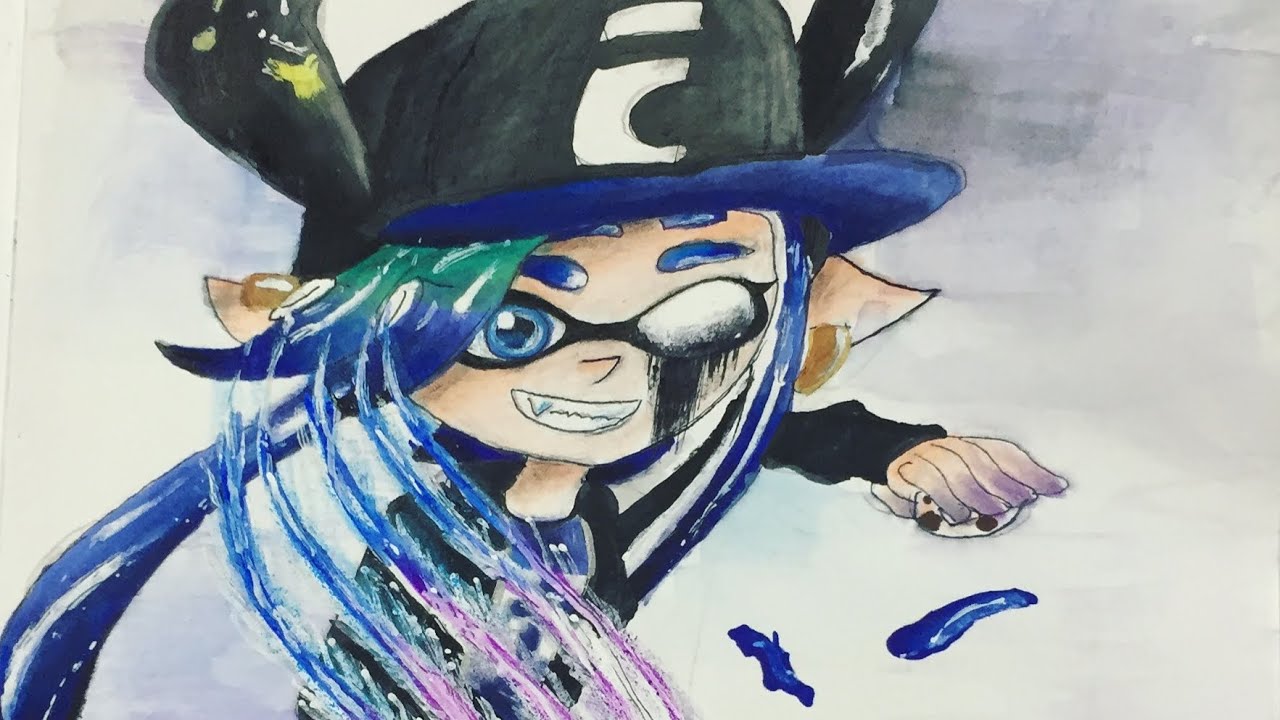 Drawing Ink demon c (Splatoon sfm YouTuber) - YouTube