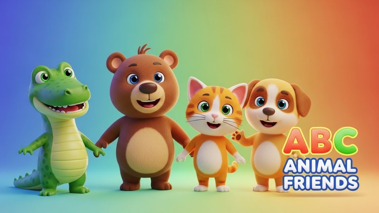 ABC Animal Friends – Fun Alphabet Song for Kids | Learn ABC with ...