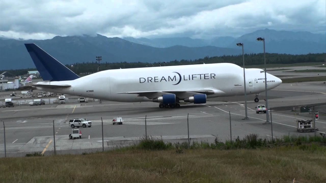 Dreamlifter 747 Takeoff From Anchorage (PANC)-HD 1080p Video Sharing ...