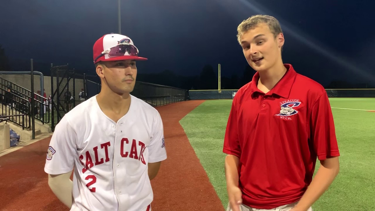 Salt Cats vs. Sherrill Silversmiths Postgame Interview "Connor Stanton ...